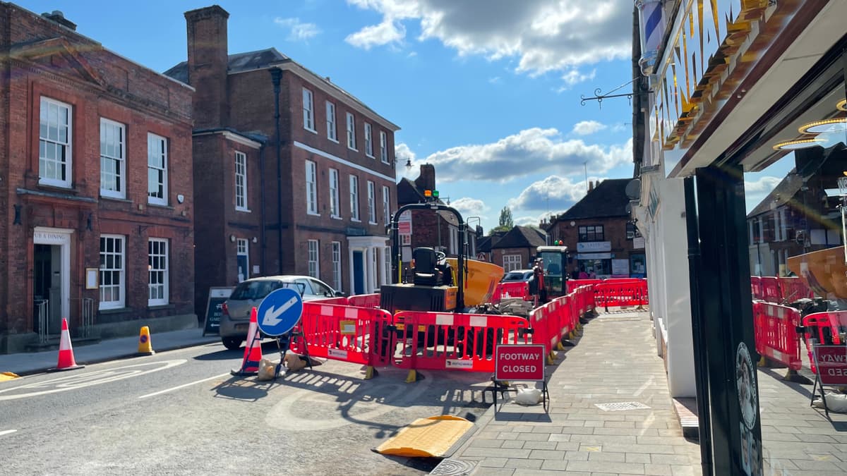 Farnham’s Downing Street to close to traffic for major roadworks ...