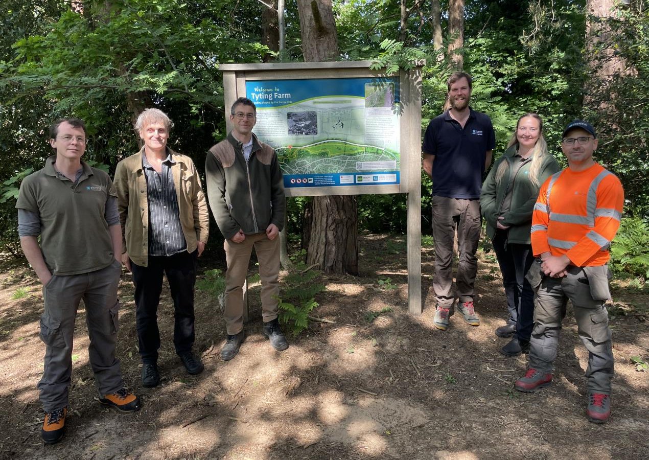 New signage at Surrey Hills nature reserve unveiled | farnhamherald.com