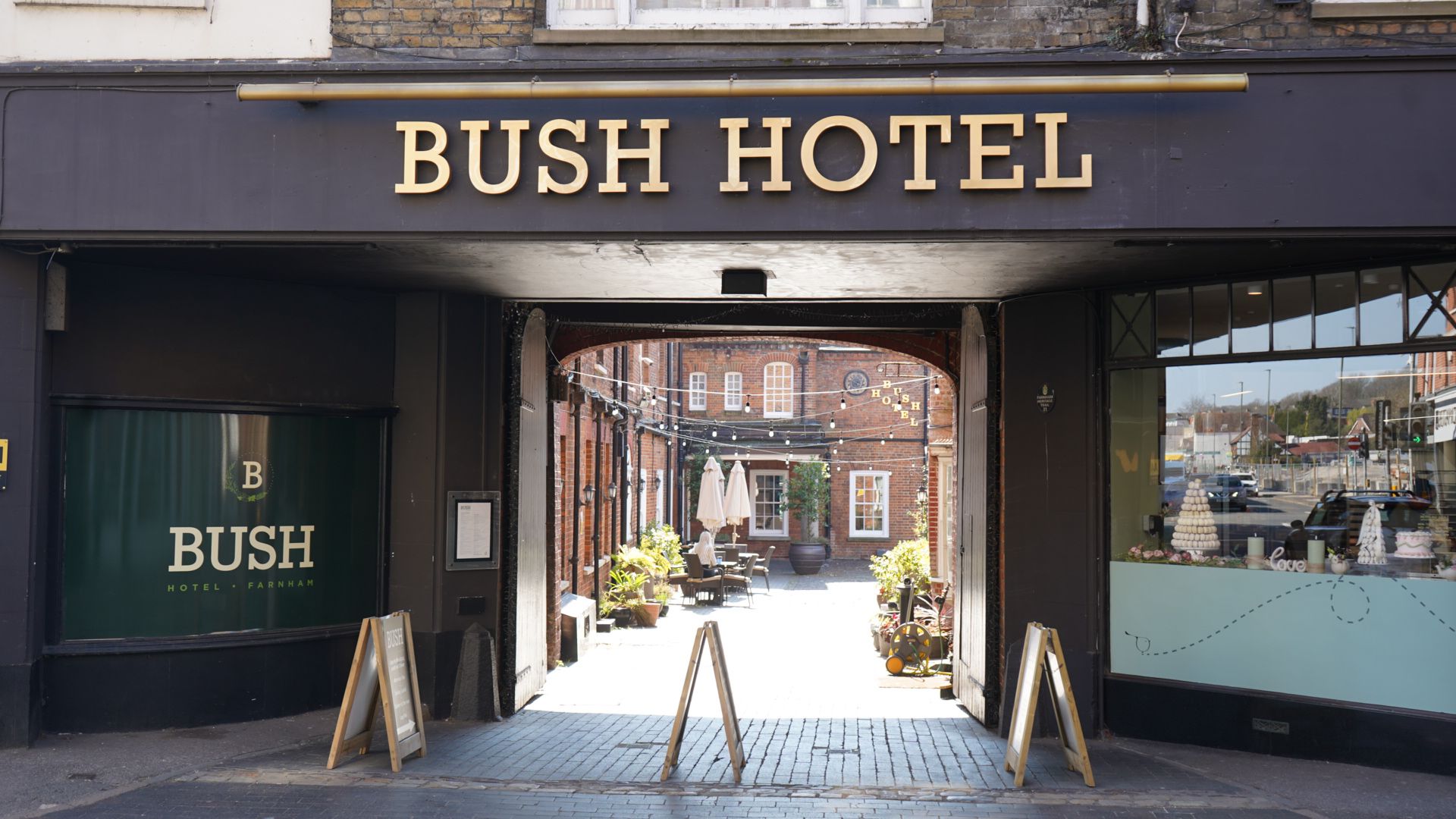 Historic Bush Hotel in Farnham listed for sale at £12 million ...