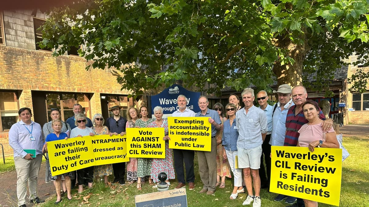 Fury as Waverley delays independent review into CIL enforcement | farnhamherald.com