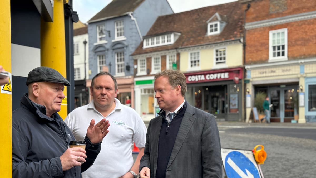MP urges support for Farnham businesses during infrastructure work ...
