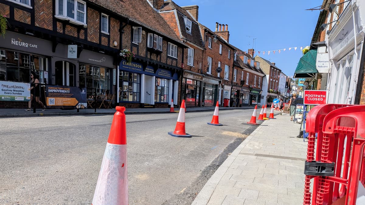 Count Down to closure as key Farnham road to close for months ...