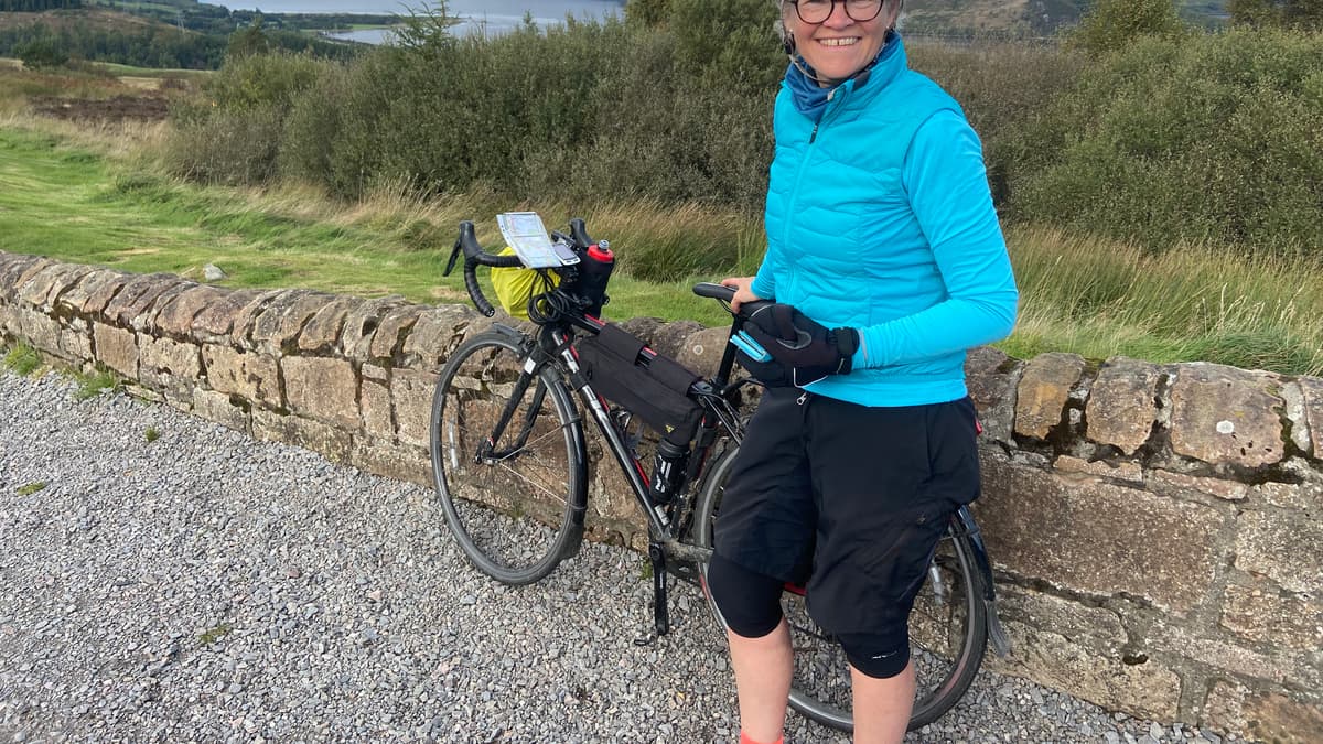 Cross-Britain cycle ride brings self-discovery for local author ...