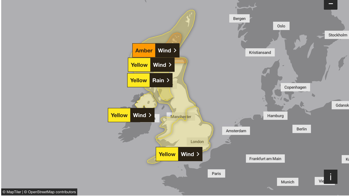 Surrey and Hampshire to be hit by Storm Amy | farnhamherald.com