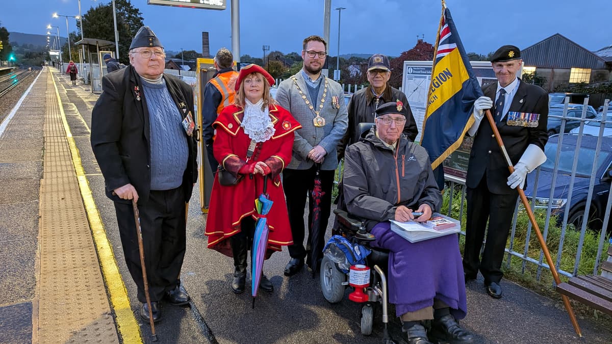 WATCH: Veteran RBL fundraiser visits Petersfield on 100 stations in a ...