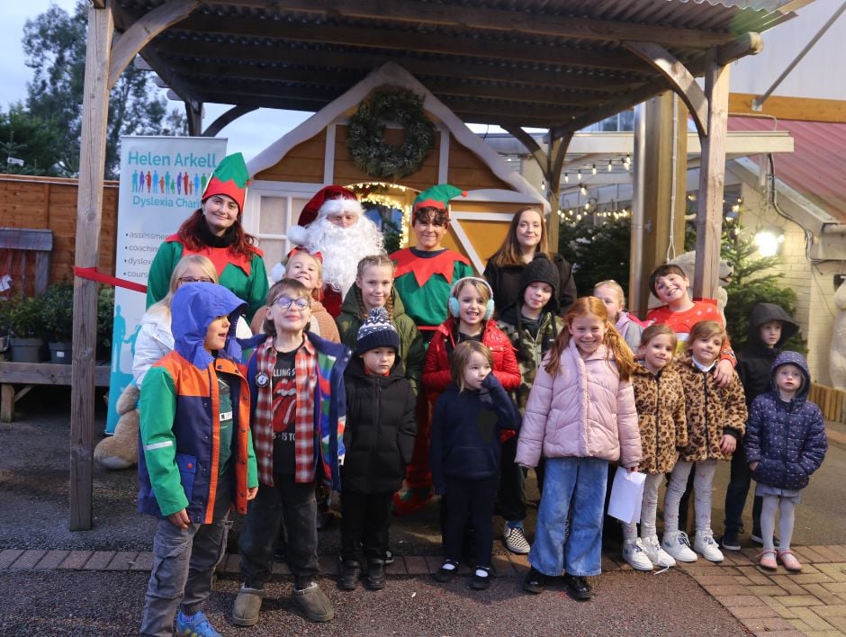 Local pupils help launch Santa’s grotto for Helen Arkell charity ...
