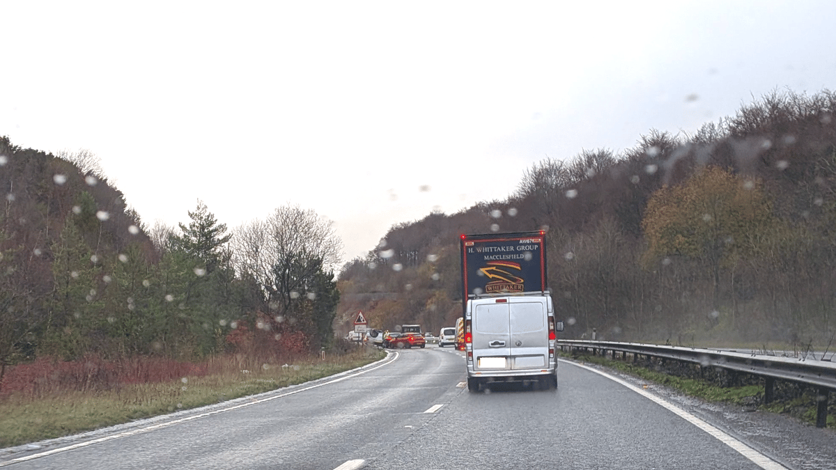 Lane blocked on A3 as car overturns near Petersfield junction ...
