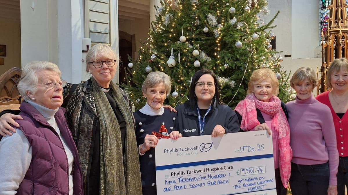 Christmas market raises £9.5k for Phyllis Tuckwell hospice charity ...