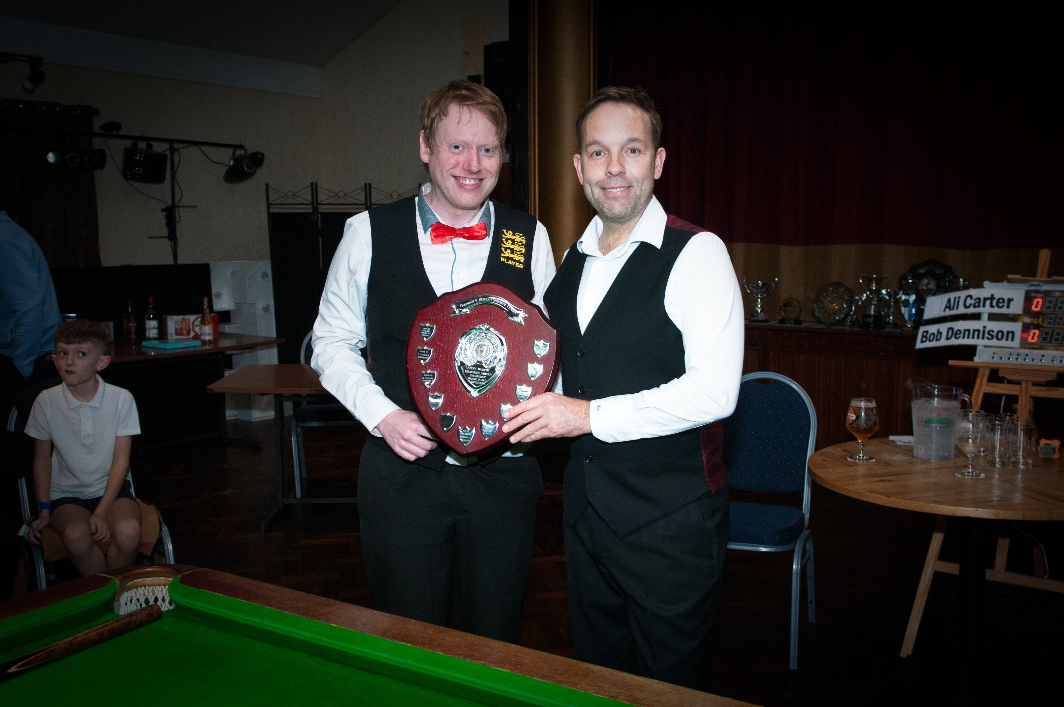 WATCH: Carter dazzles at annual presentation night of Farnham snooker ...