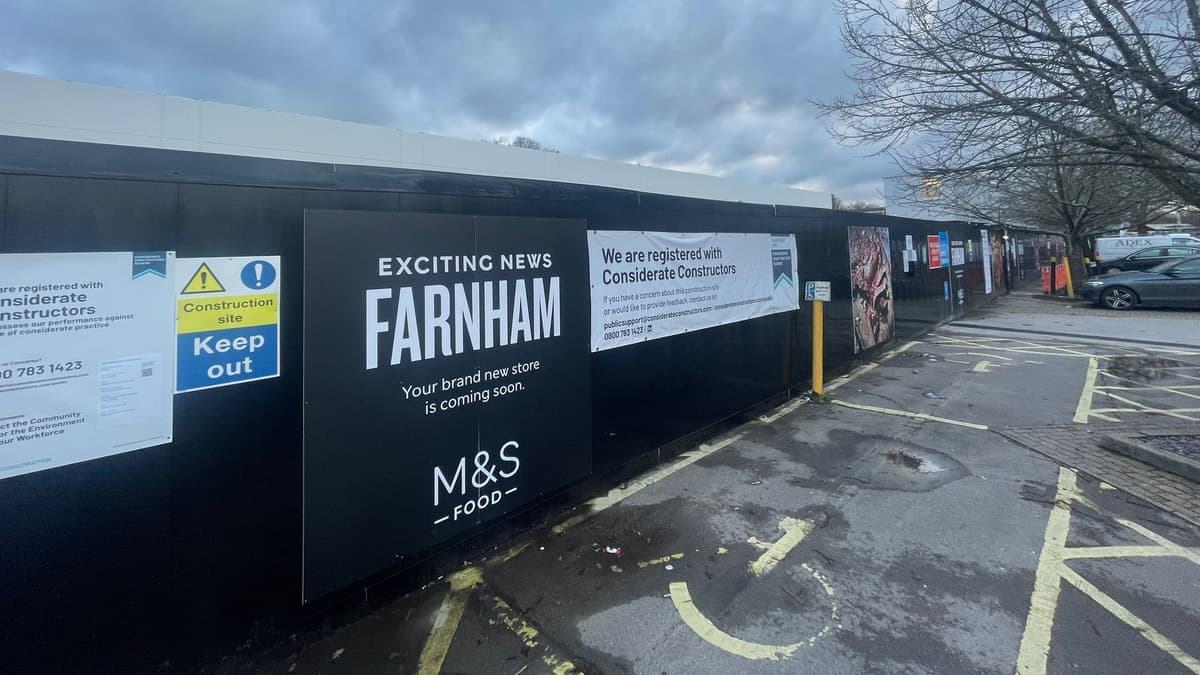 M&S serves up job boost for Farnham as spring opening confirmed ...