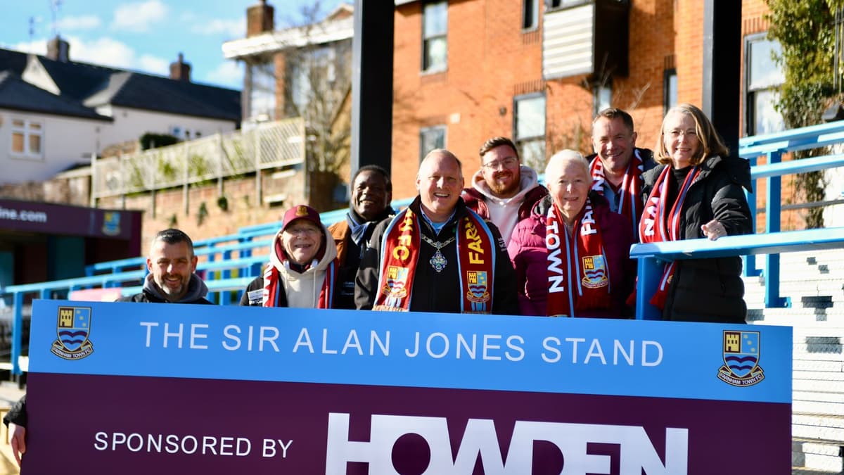Standing proud as Sir Alan gets permanent pitchside tribute at Farnham ...