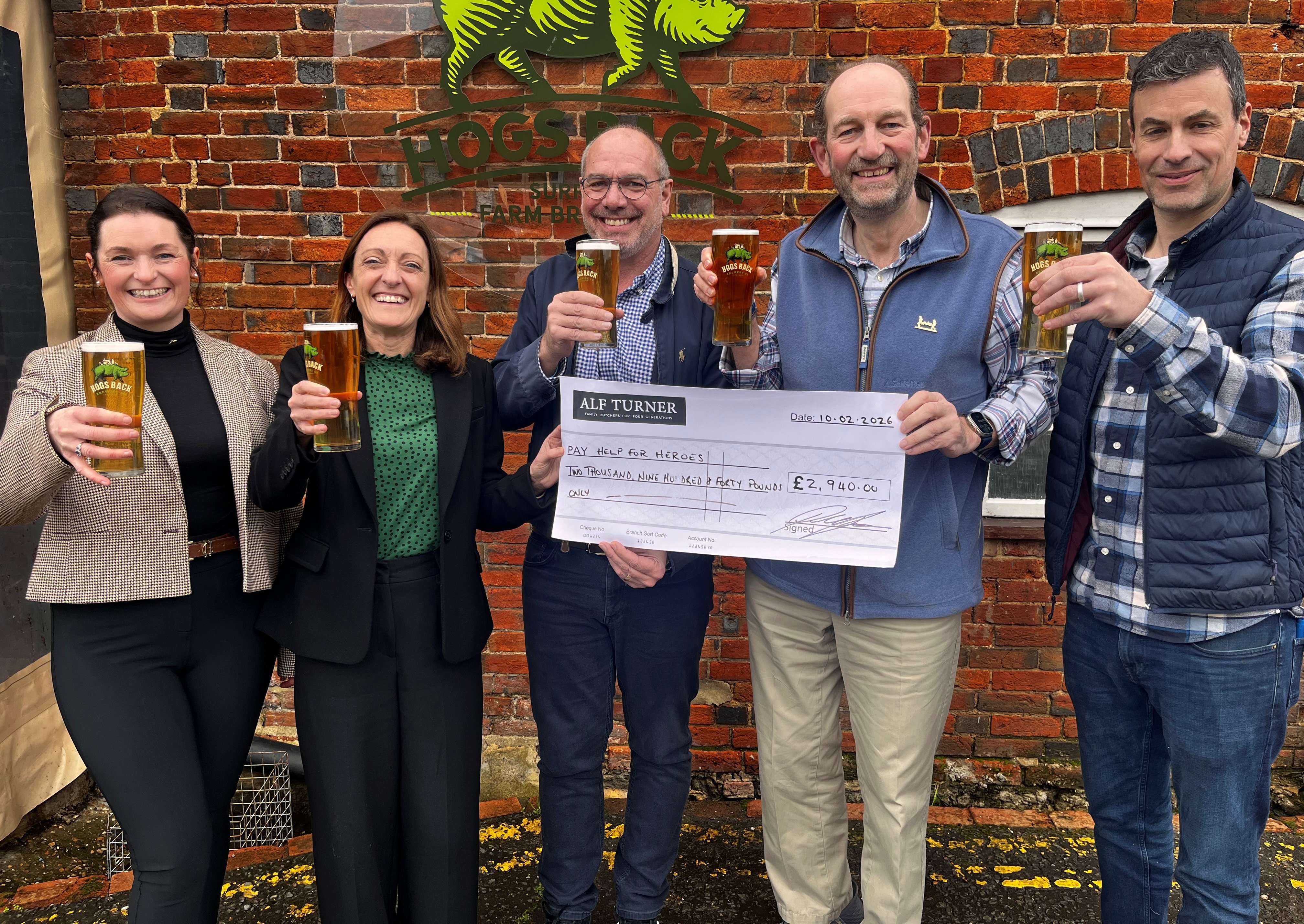 Charity beer campaign raises thousands for veterans | farnhamherald.com