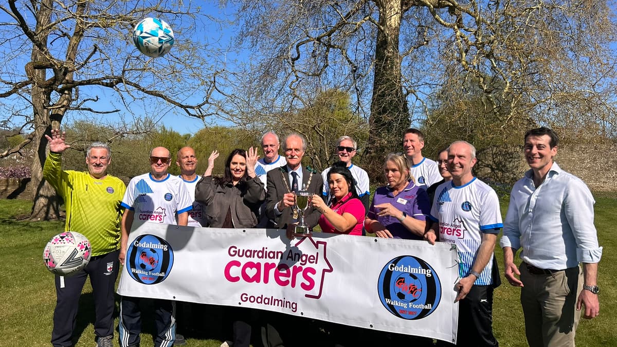 Mayor hails Godalming walking football team after FA Cup win ...
