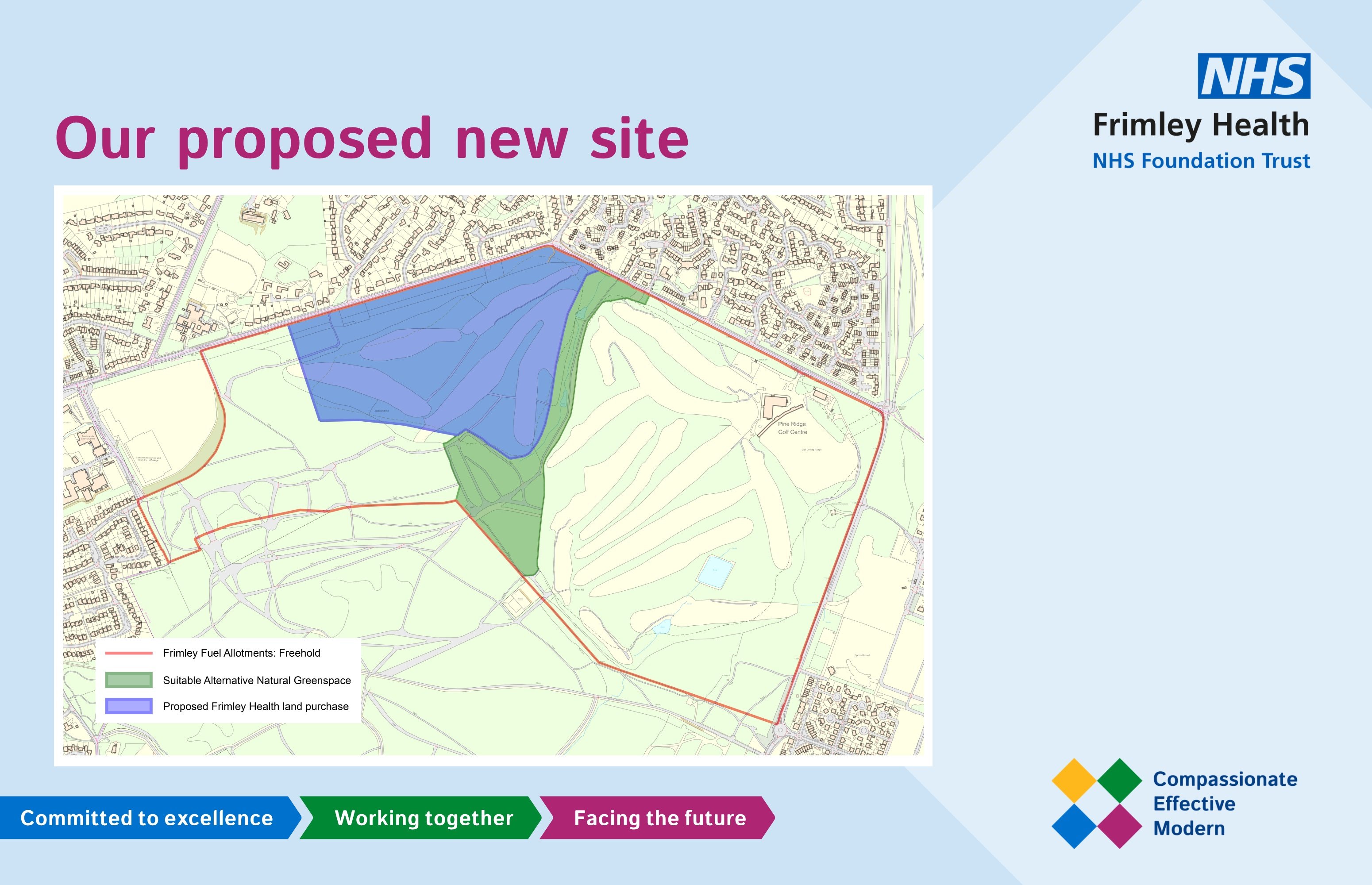 Golf club land identified for new Frimley Park Hospital | farnhamherald.com